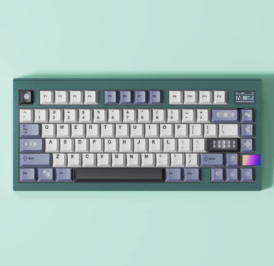 FINALKEY V81 PLUS 75% GASKET WIRELESS MECHANICAL KEYBOARD KIT WITH LCD ...