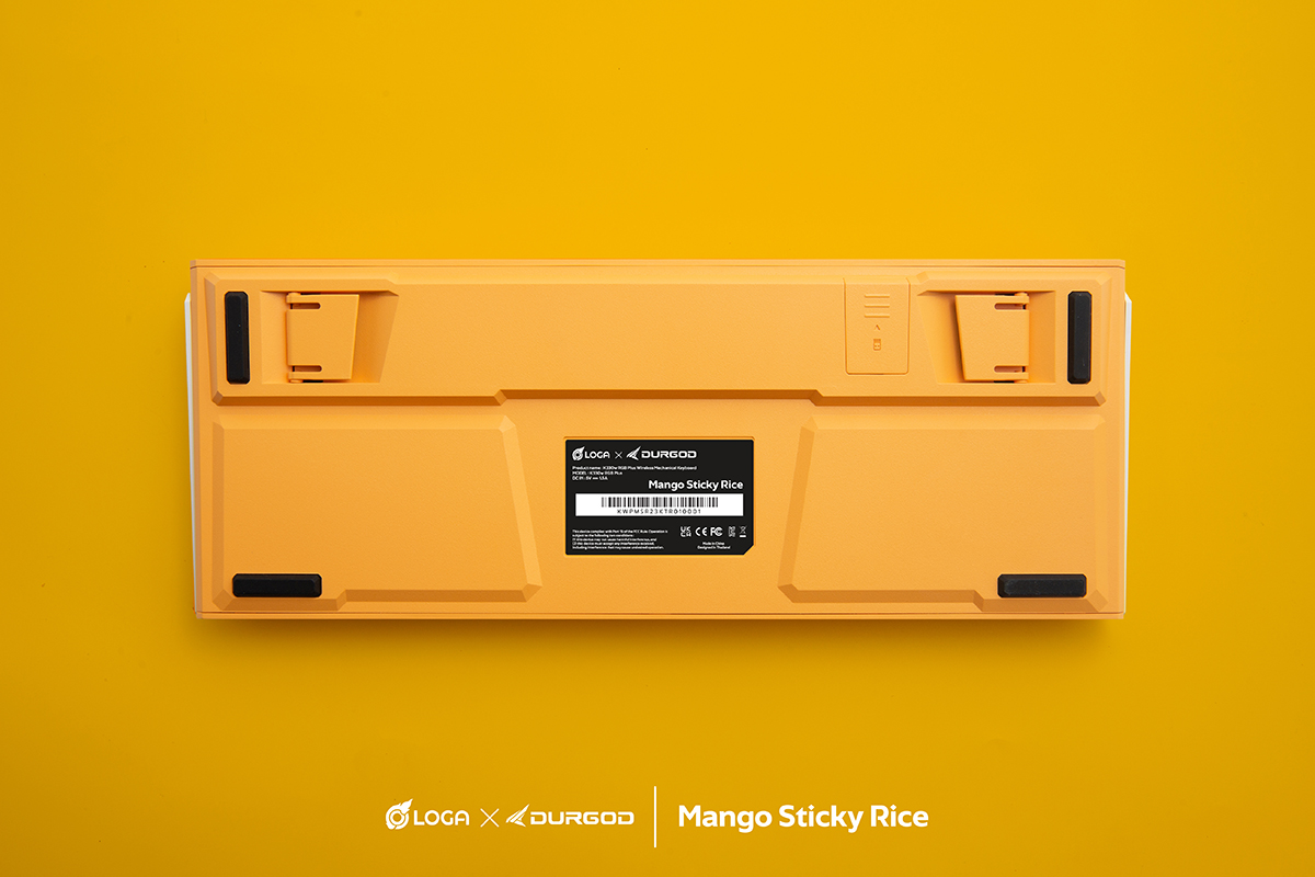 LOGA X Durgod : Mango sticky rice [ Wireless mechanical keyboard ...