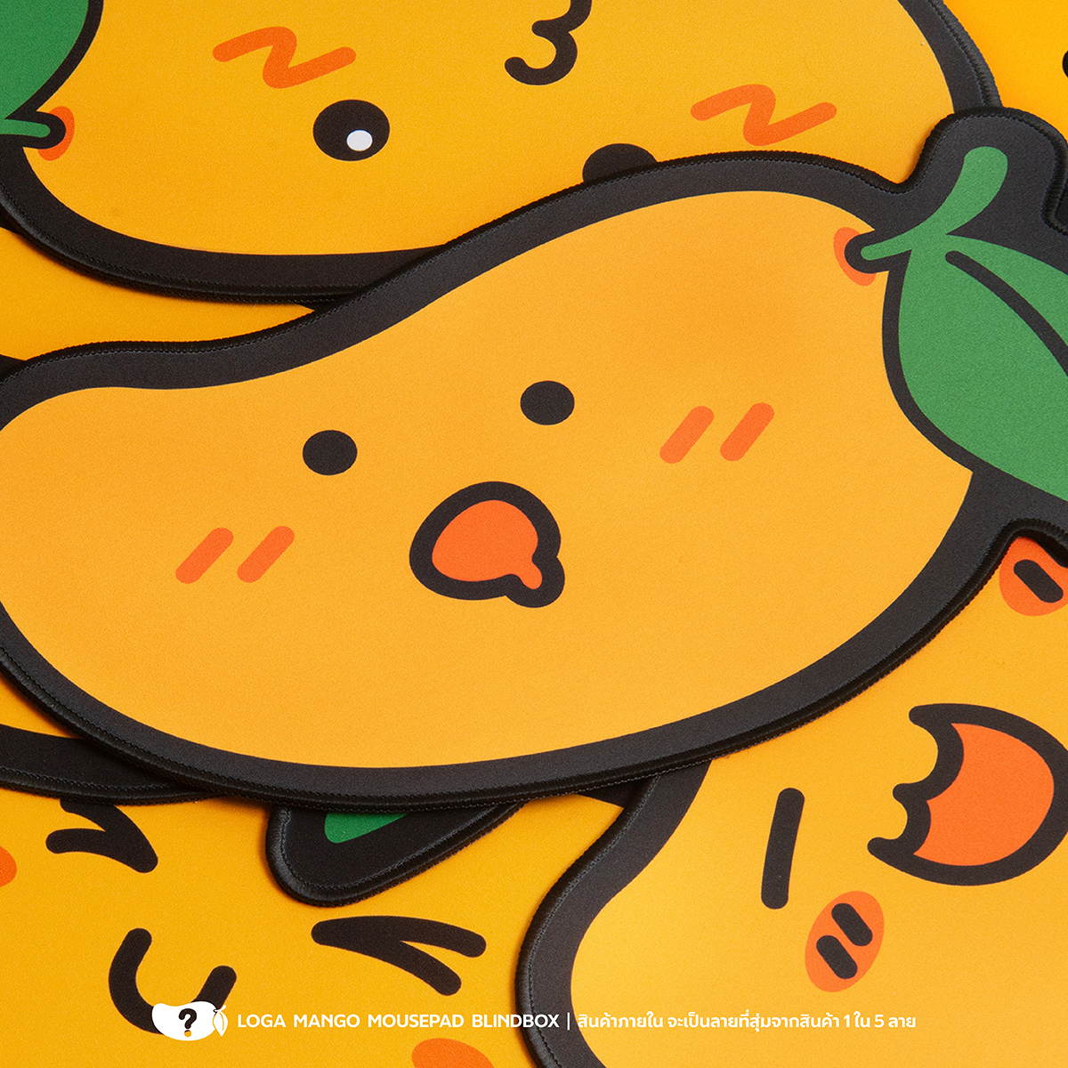 LOGA mousepad blindbox : Mango กล่องจุ่มแผ่นรองเม้าส์ รองคีย์บอร์ด รูปน ...