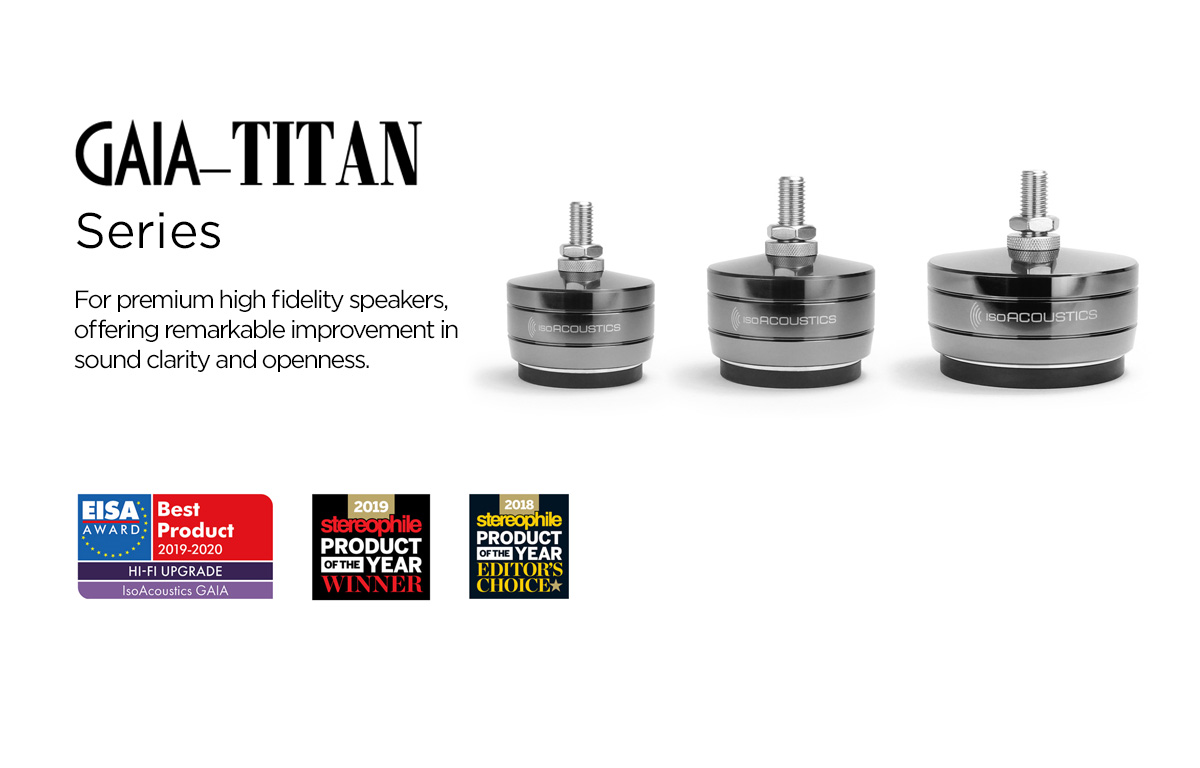 IsoAcoustics GAIA-TITAN Cronos - ขารอง ลำโพง กรองสัญญาณรบกวน ระดับพรีเ ...