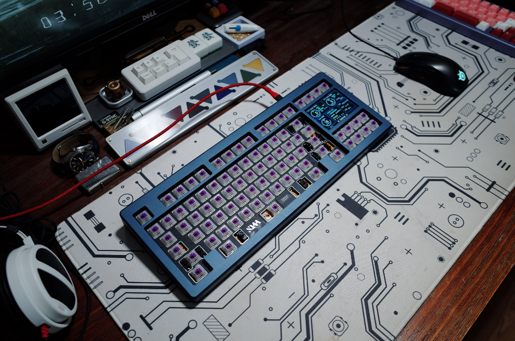 [Groupbuy] SAM S80 V2 with 3.5-inch IPS Screen R2 คีย์บอร์ด Wired พร้อม ...