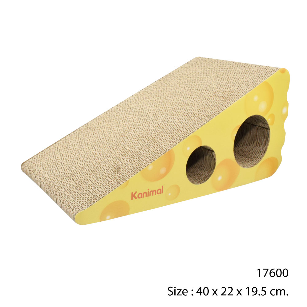 [17600] Kanimal Cat Toy Cheesy ของเล่นแมว ที่ลับเล็บแมว รุ่นชีสก้อน ...