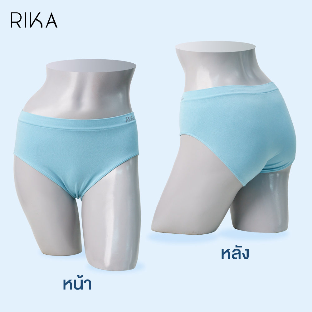 RIKA กางเกงใน SEAMLESS ทอทั้งตัว FV2B06 FREE SIZE ทรงHalf เอวสูง ไม่ม้วน | Shopee Thailand