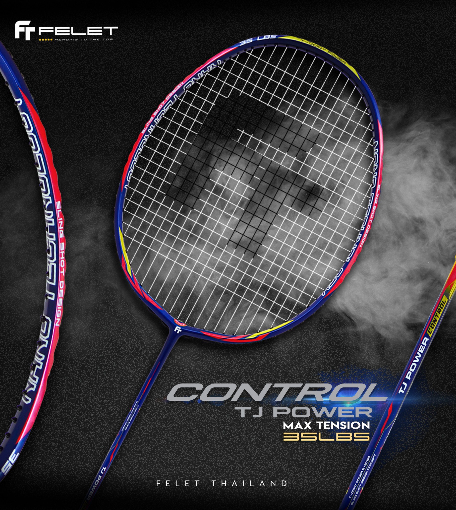 ไม้แบดมินตัน FELET รุ่น TJ-POWER CONTROL | Shopee Thailand
