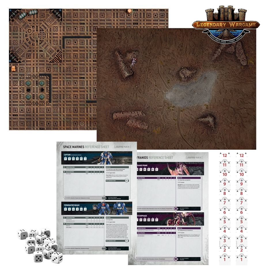 (200B พร้อมส่ง) WARHAMMER 40K: STARTER SET (ENG) โมเดลเกมสนามจำลองชุด ...