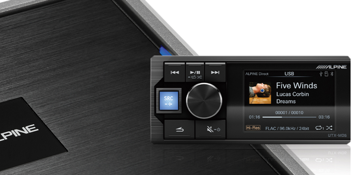 ALPINE UTX-M06 [ADD-IN DSP AUDIO PLAYER] เครื่องเล่นเสียงเพลง DSP ...
