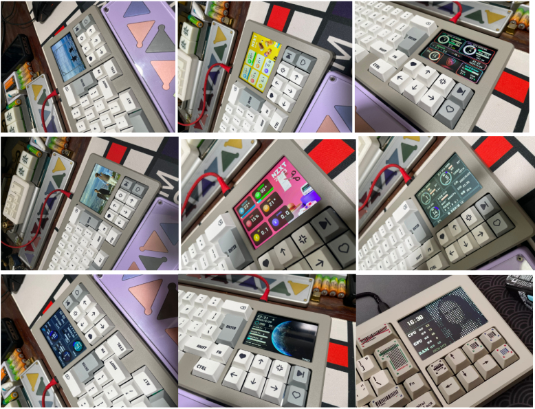 [Groupbuy] SAM S80 V2 with 3.5-inch IPS Screen R2 คีย์บอร์ด Wired พร้อม ...