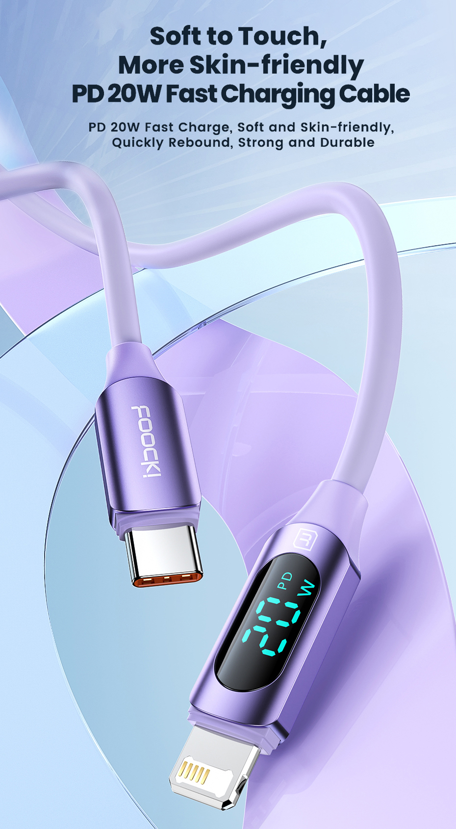 Toocki 20W 3A Type C ถึง 10S สายชาร์จเร็ว USB2.0 Data Cable สำหรับ iPh 14 13 12 por | Shopee ...