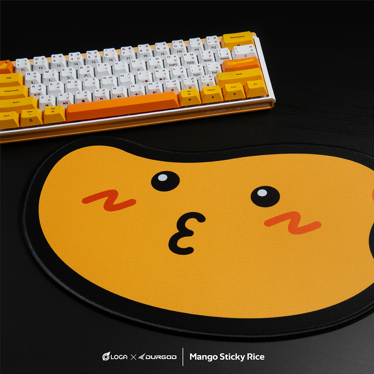 LOGA X Durgod : Mango sticky rice [ Wireless mechanical keyboard ...