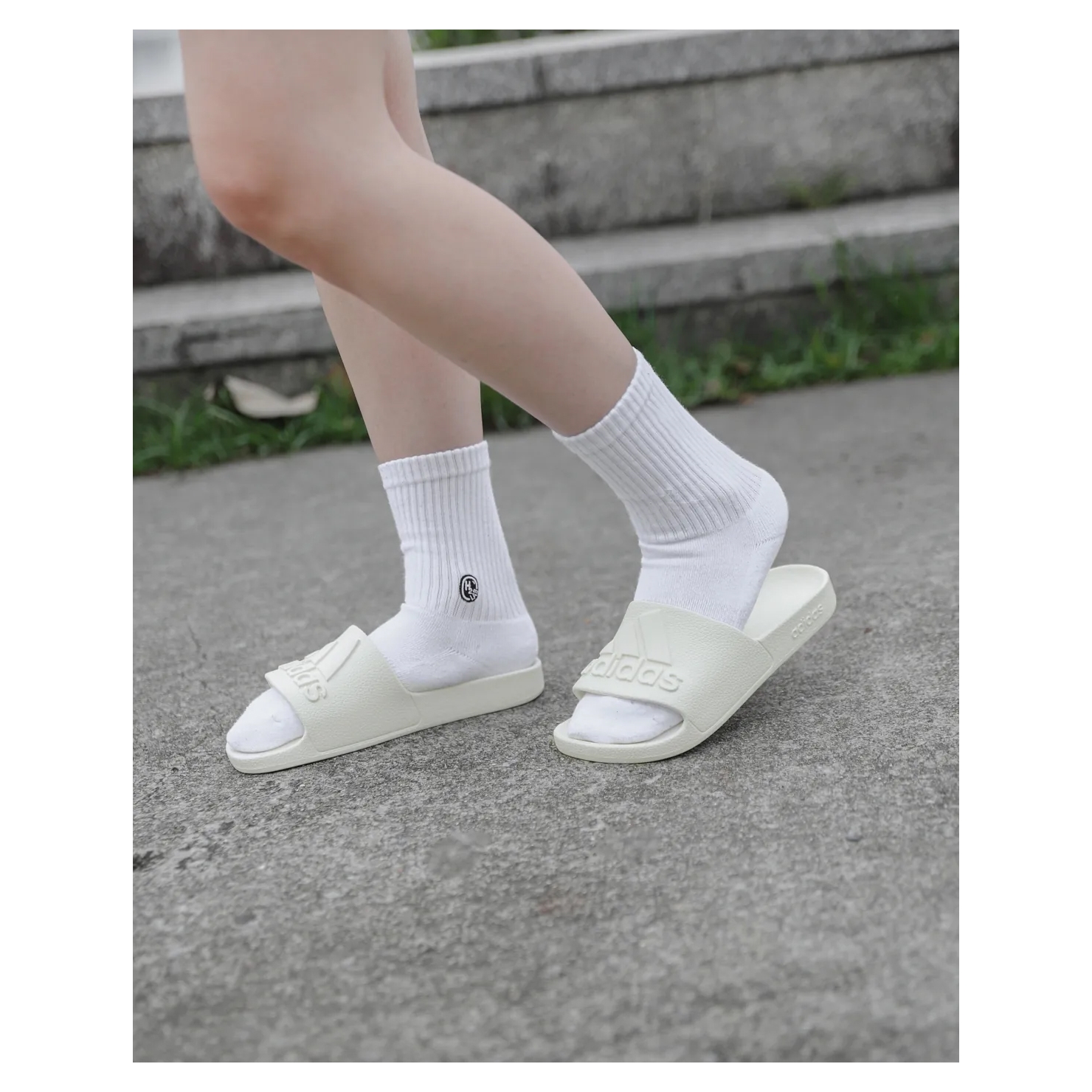 Adidas รองเท้าแตะ Adilette Aqua Slides (5สี) | Shopee Thailand