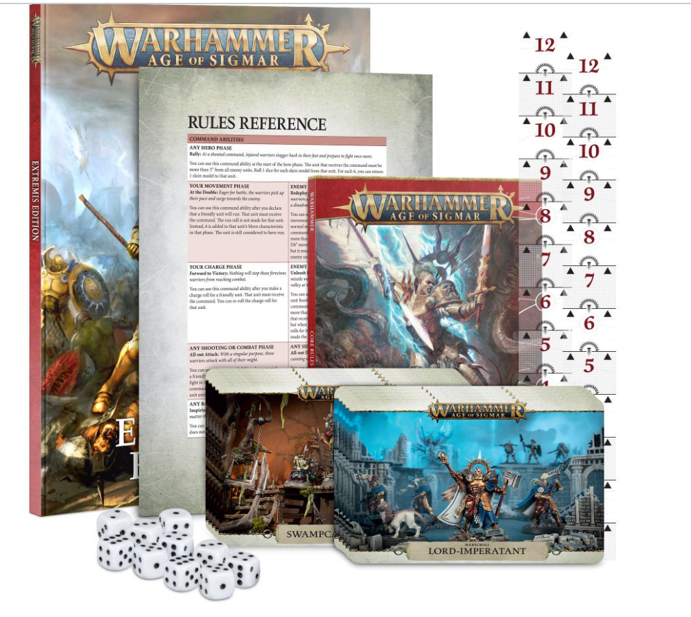 [200B พร้อมส่ง] WARHHAMER AOS : EXTREMIS SET (ENG) โมเดลเกมสนามจำลองชุด ...