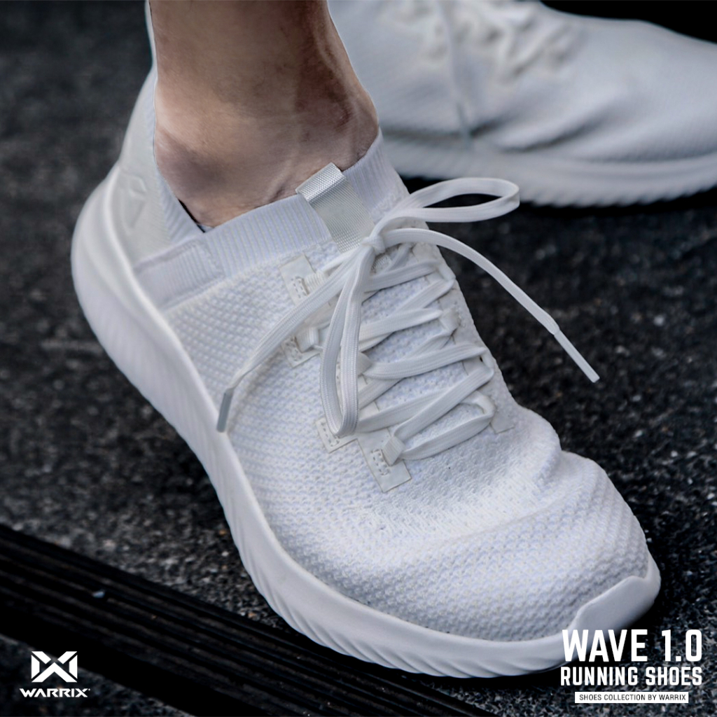 WARRIX รองเท้าวิ่ง WAVE 1.0 Uncaged Running Collection WF-203RNACL01 (รบกวนบวกเพิ่ม 1 ไซซ์จาก ...
