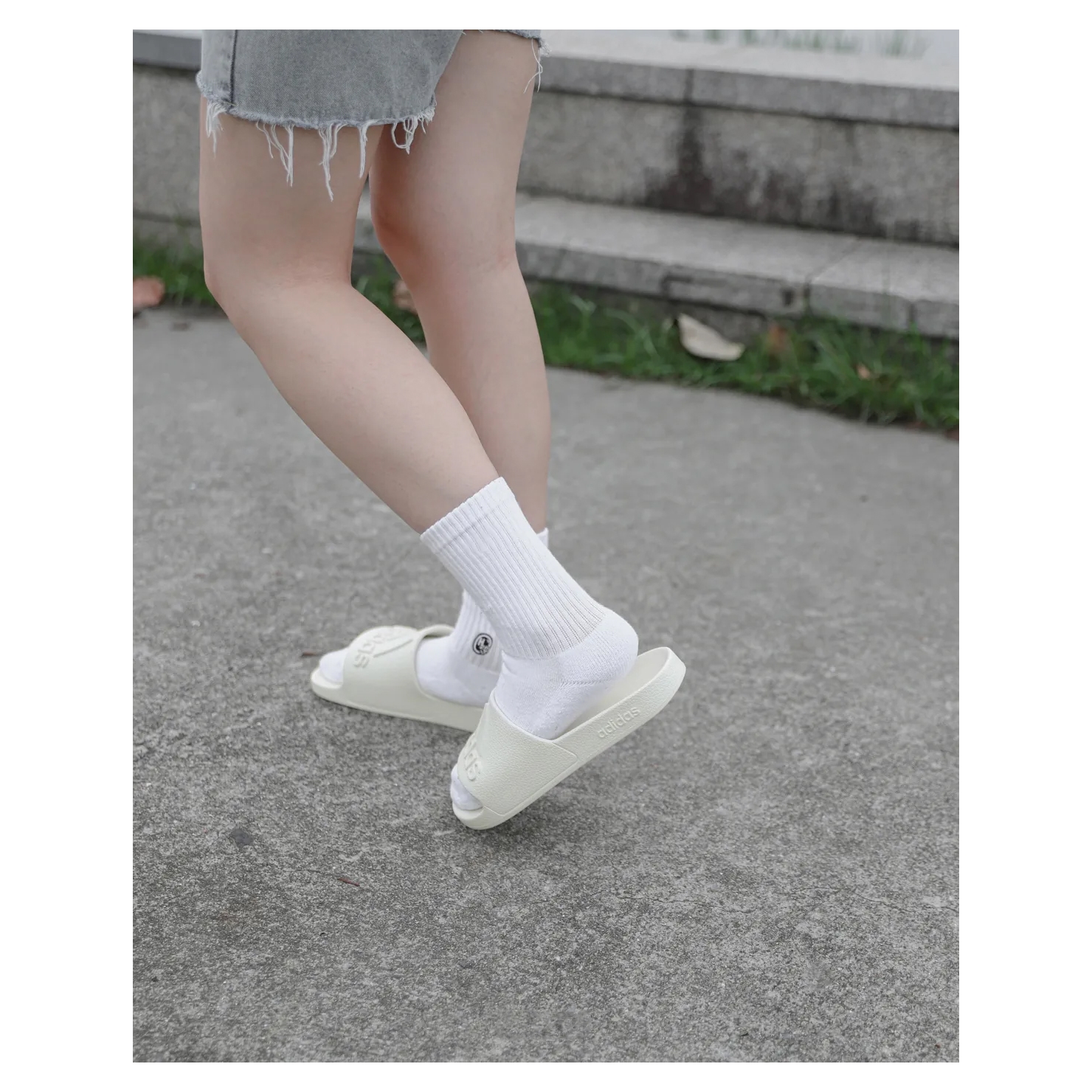 Adidas รองเท้าแตะ Adilette Aqua Slides (5สี) | Shopee Thailand