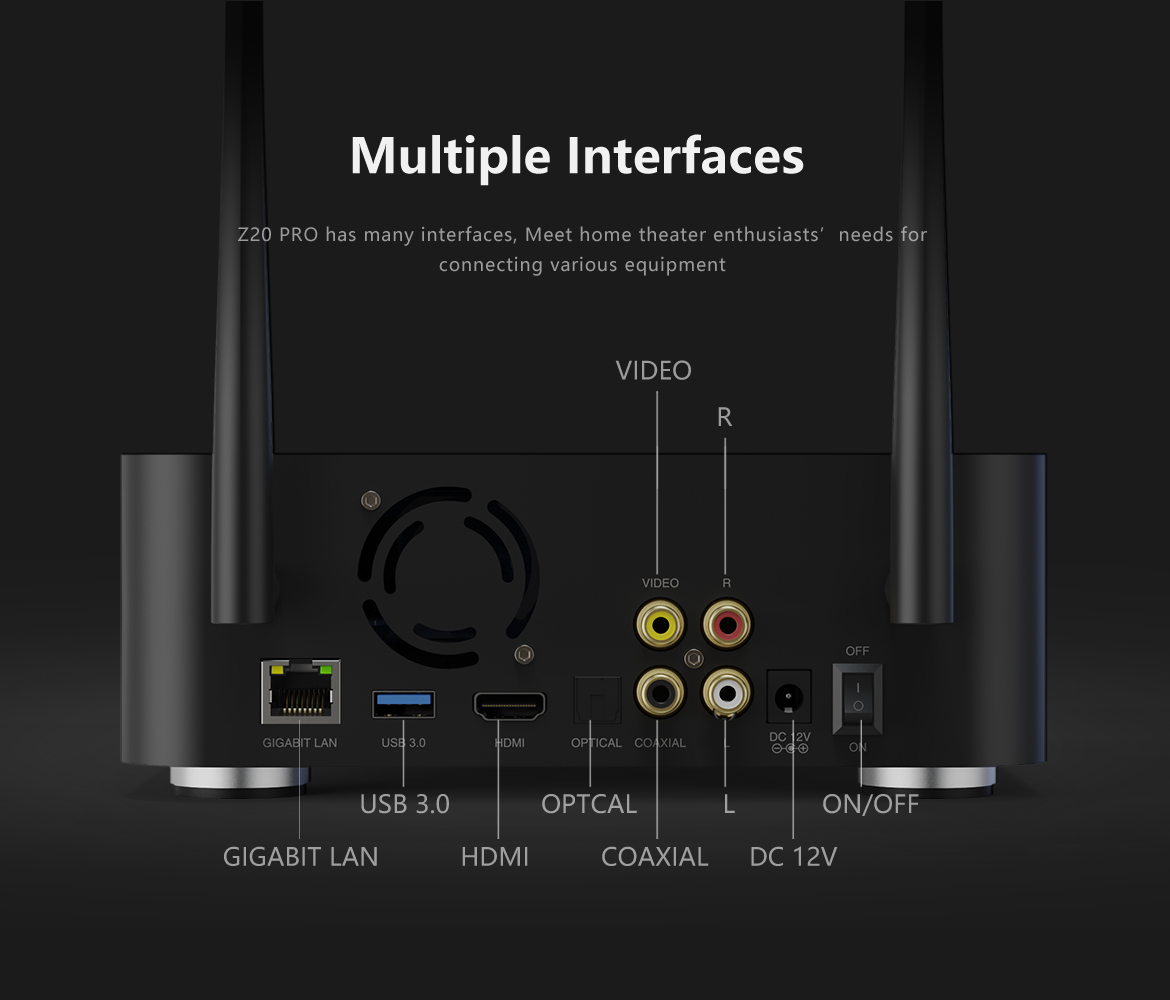 [Official ศูนย์ไทย] Zidoo Z20 Pro เครื่องเล่นไฟล์หนัง Media player ...