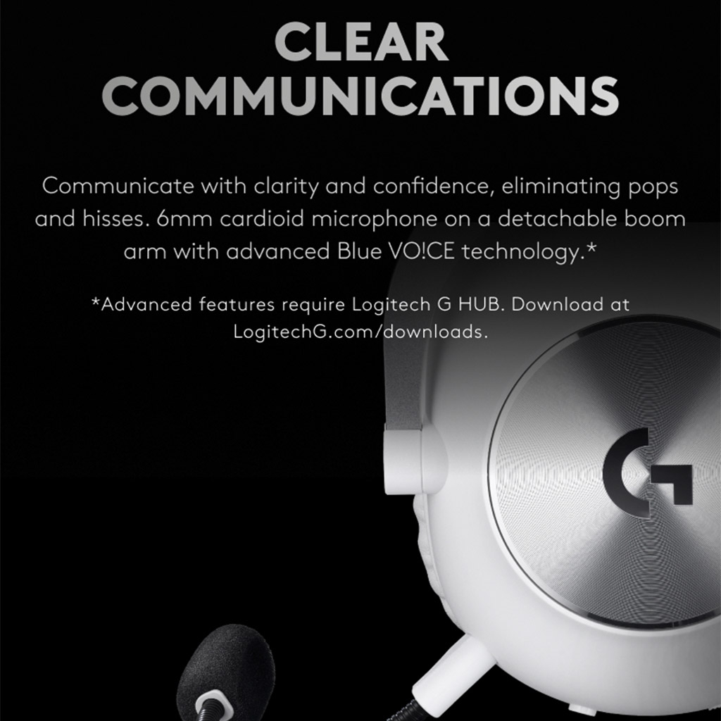 Logitech G PRO X2 LIGHTSPEED Wireless Gaming Headset (ชุดหูฟังเกมมิ่ง ...
