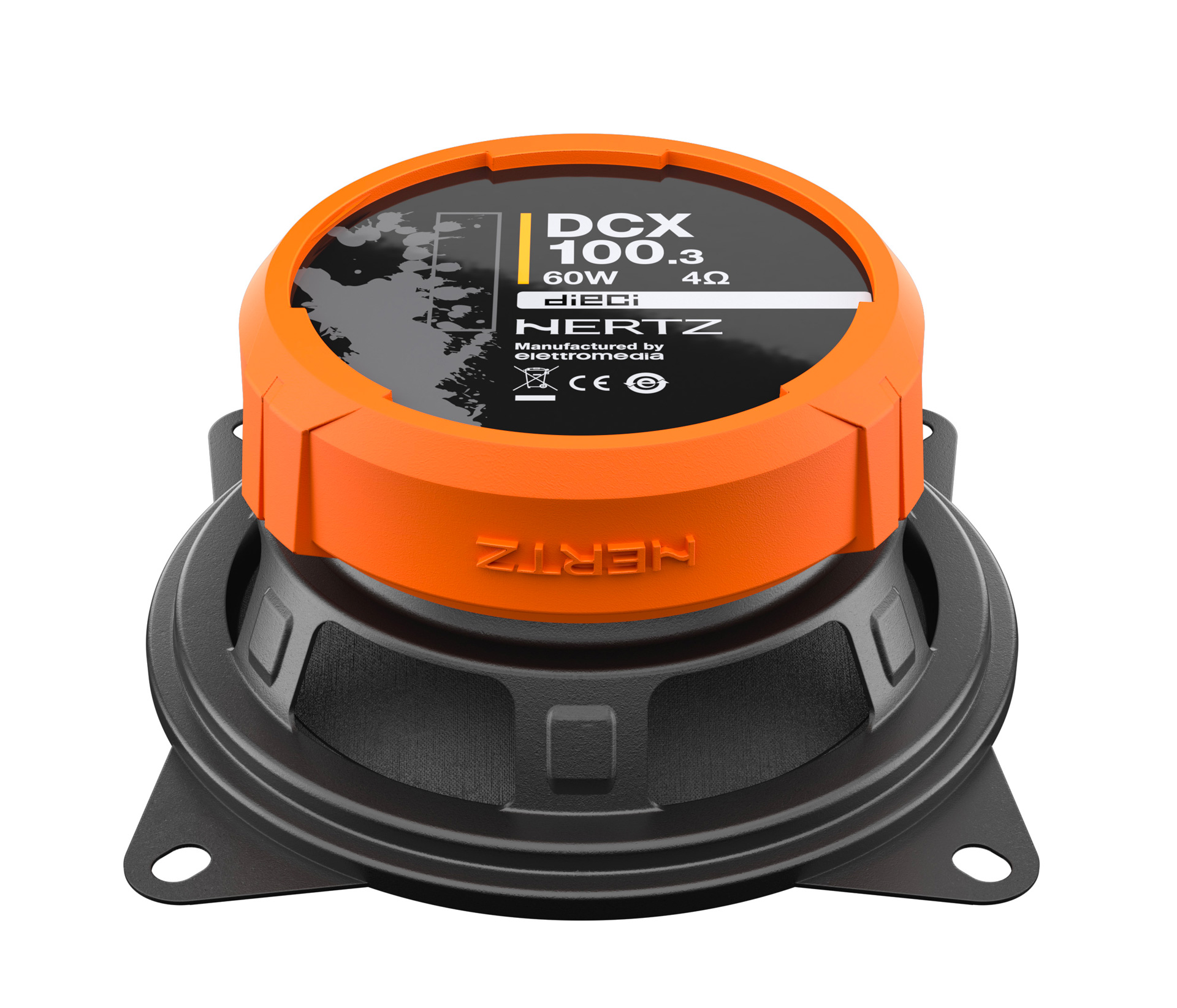 HERTZ DCX 100.3 ลำโพงขนาด 4 นิ้ว | แกนร่วม 2 ทาง | 60 W | 4 Ohm / อมรออดิโอ / อมร ออดิโอ ...