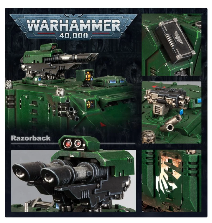[BSF พร้อมส่ง]Warhammer 40K: SPACE MARINES: RAZORBACK โมเดลเกมสจำลอง ...