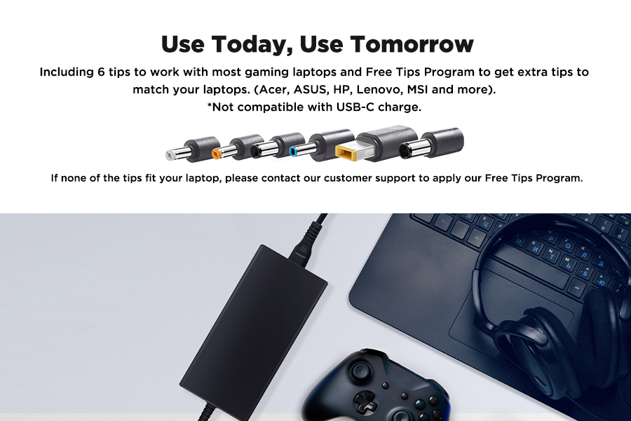 Innergie T18 Adapter สำหรับโน้ตบุ๊คเกมมิ่ง 180 วัตต์ (แถมฟรี C-VGA ...