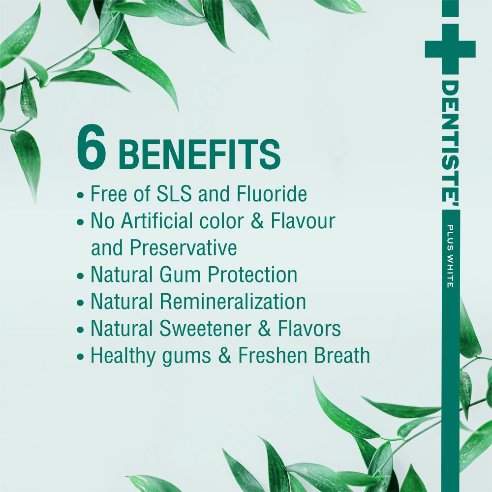 Dentiste' 100% Natural Toothpaste Tube 100 G เดนทิสเต้ ยาสีฟัน สูตร ...