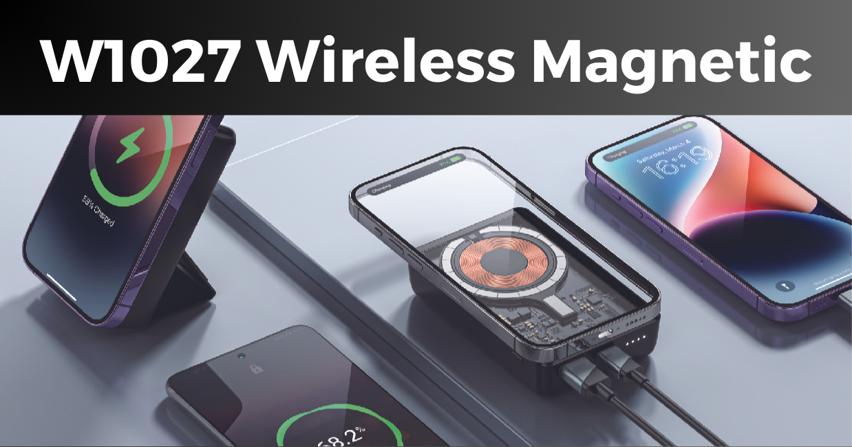 Remax Power Bank 10000mAh (W1027,Wireless Magnetic) - แบตสำรอง ชาร์จไว ...