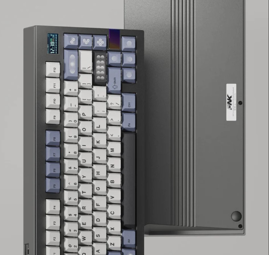 FINALKEY V81 PLUS 75% GASKET WIRELESS MECHANICAL KEYBOARD KIT WITH LCD ...