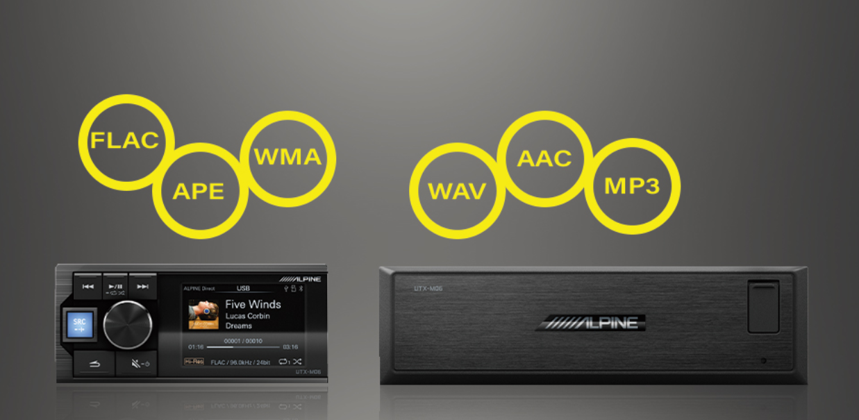 ALPINE UTX-M06 [ADD-IN DSP AUDIO PLAYER] เครื่องเล่นเสียงเพลง DSP ...