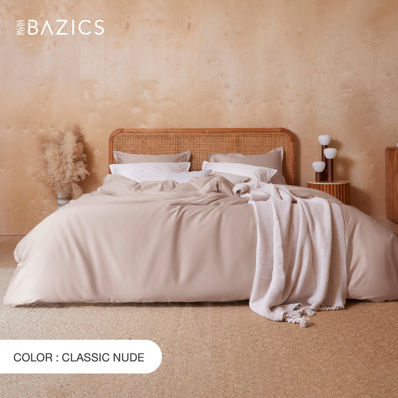 PASAYA BAZICS - ชุดผ้าปูที่นอน+ปลอกหมอนหนุน (ไม่รวมปลอกนวม) 6ฟุต (KING) 5ฟุต (QUEEN) 3.5ฟุต ...