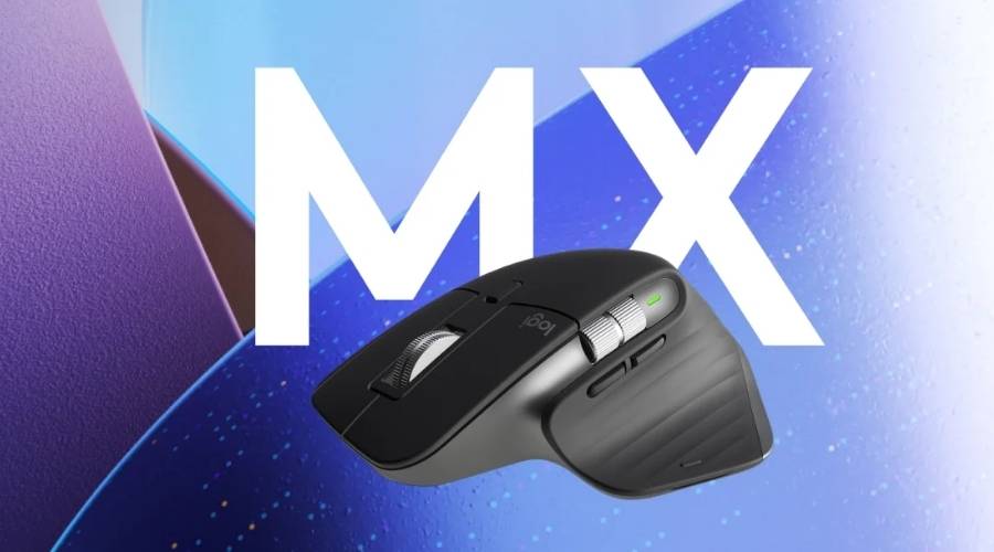 เมาส์ Logitech MX Master 3S Performance Wireless Mouse Graphite ...