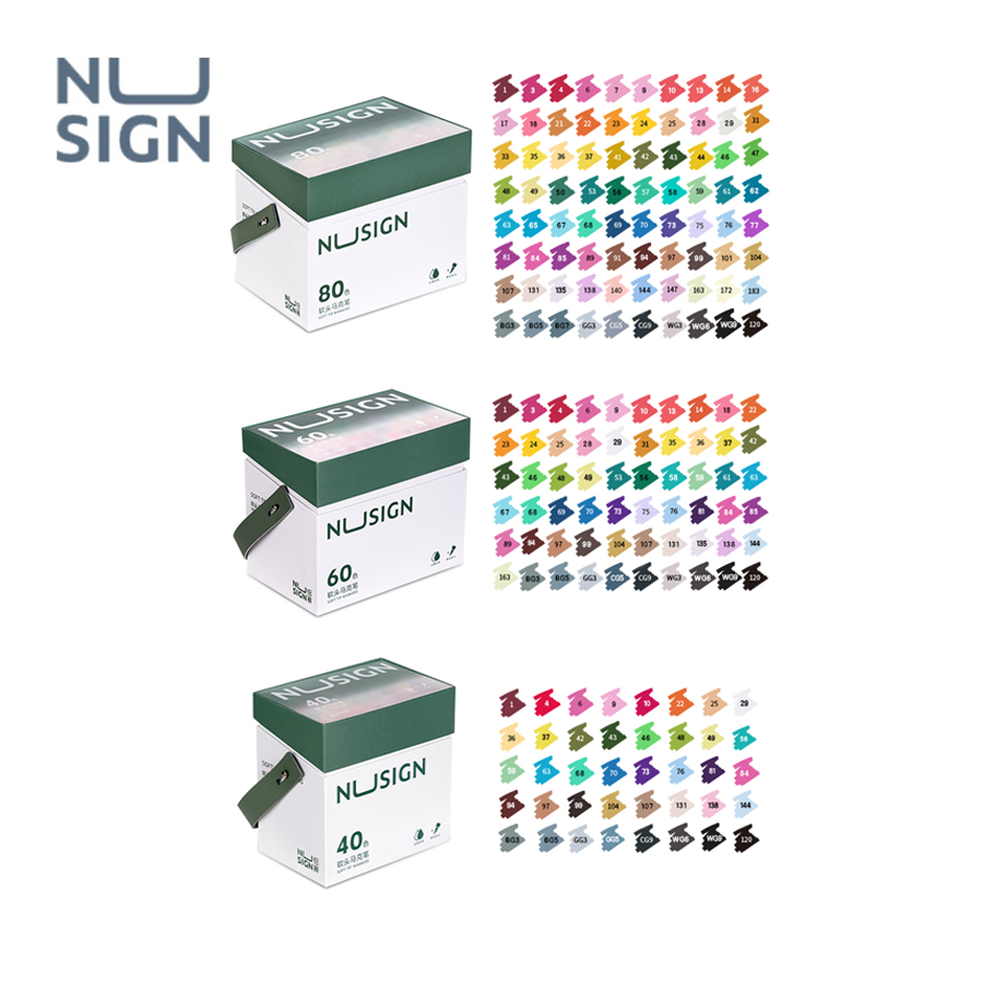 [ของแถมฟรี] Nusign ปากกามาร์คเกอร์ copic เมจิก ไฮไลท์ มี2หัว ขนาด2/6mm ...