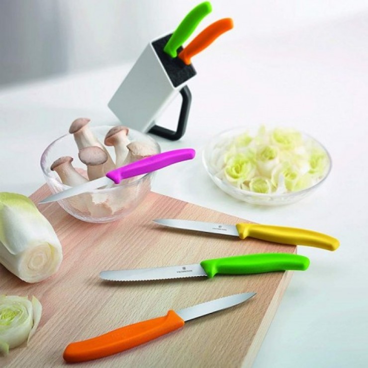 Victorinox Swiss Classic Utility Block, 6 pieces เซ็ตมีดครัว 6 ชิ้น ...