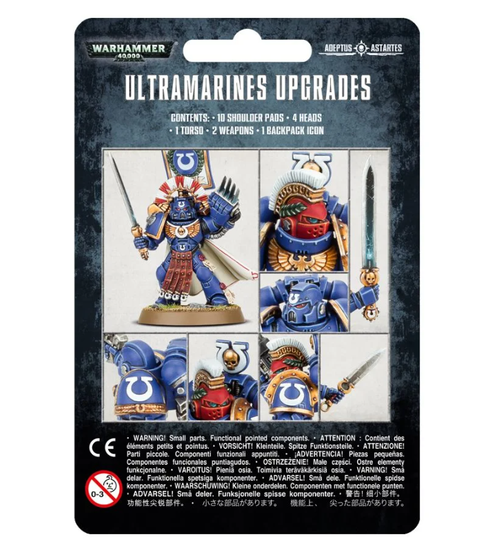 [GW พร้อมส่ง] Warhammer 40K :SPACE MARINES:ULTRAMARINES UPGRADES เกม ...