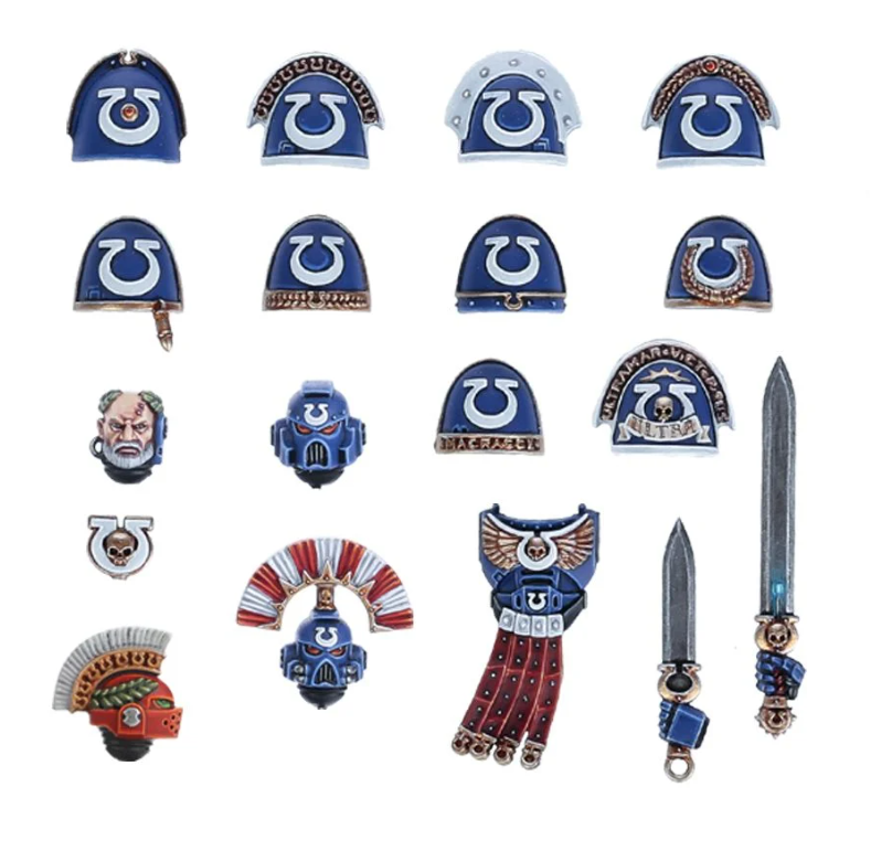 [GW พร้อมส่ง] Warhammer 40K :SPACE MARINES:ULTRAMARINES UPGRADES เกม ...