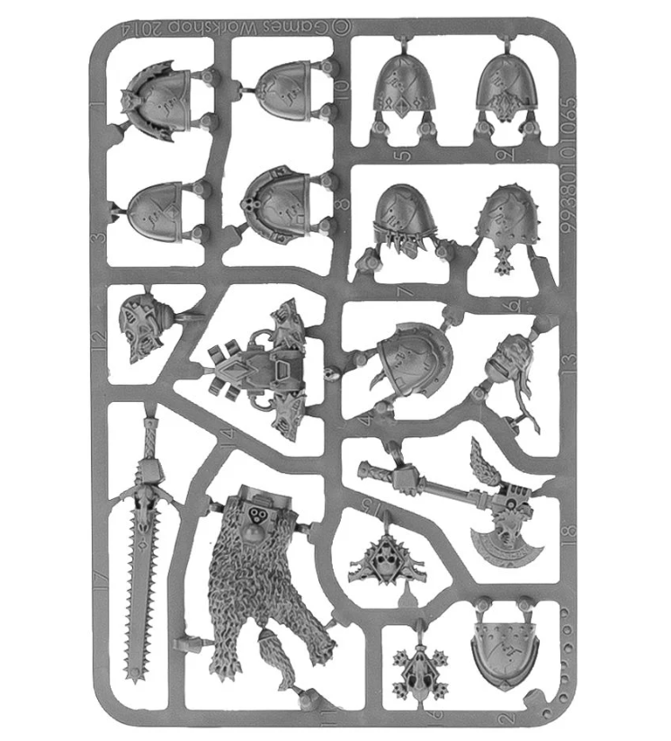 [GW พร้อมส่ง]WARHAMMER 40K:SPACE WOLVES: SPACE WOLVES UPGRADES โมเดลเกม ...