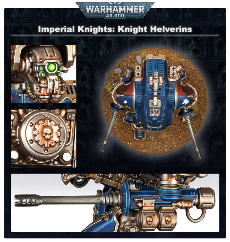 [GWพร้อมส่ง] Warhammer 40K: IMPERIAL KNIGHTS ARMIGERS โมเดลเกมส์สนาม ...