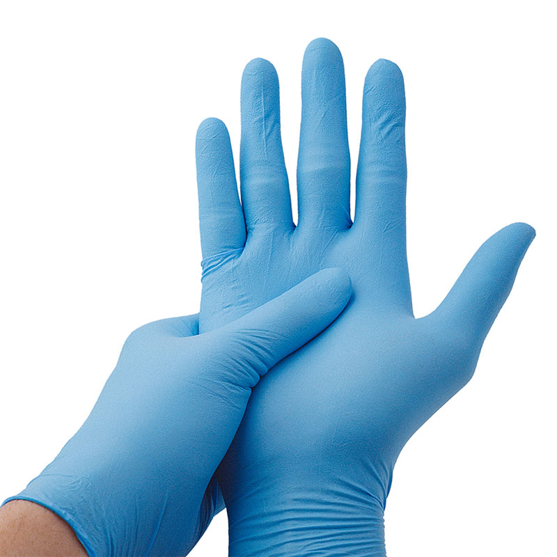 MICROTEX Super Touch Nitrile(100 ชิ้น/กล่อง)ถุงมือยางไนไตรสีฟ้า ...