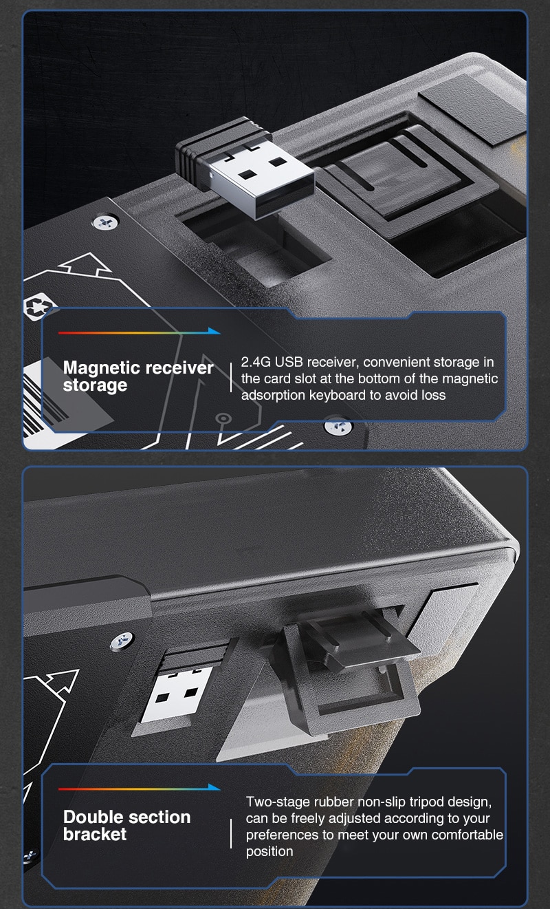คีย์บอร์ดไร้สาย - AULA F98 - 3in1 WIRELESS & BLUETOOTH & TYPE-C HOTSWAP ...