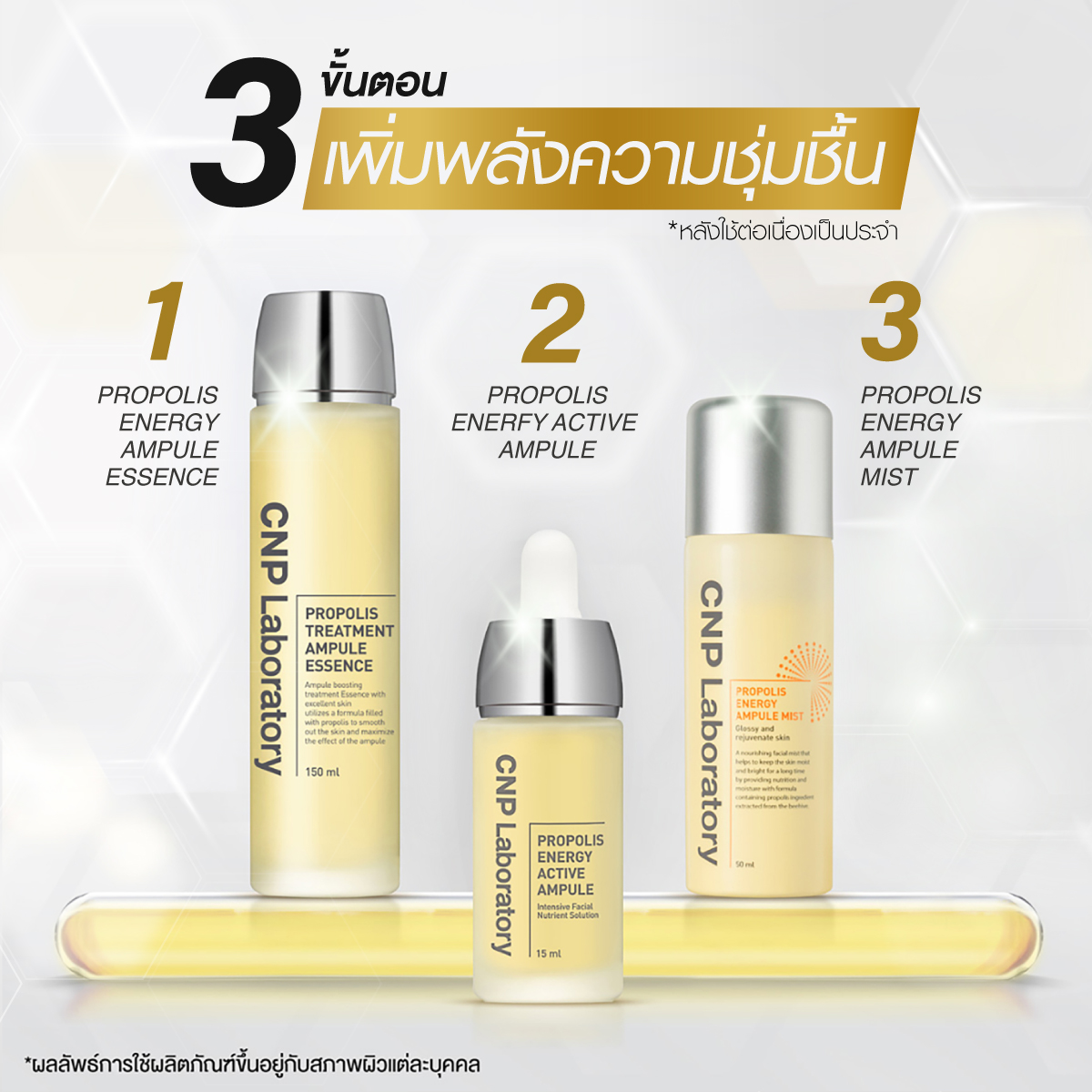 CNP Laboratory PROPOLIS ENERGY AMPULE MIST สเปรยน้ำแร่ เติมความชุ่มชื้น ...