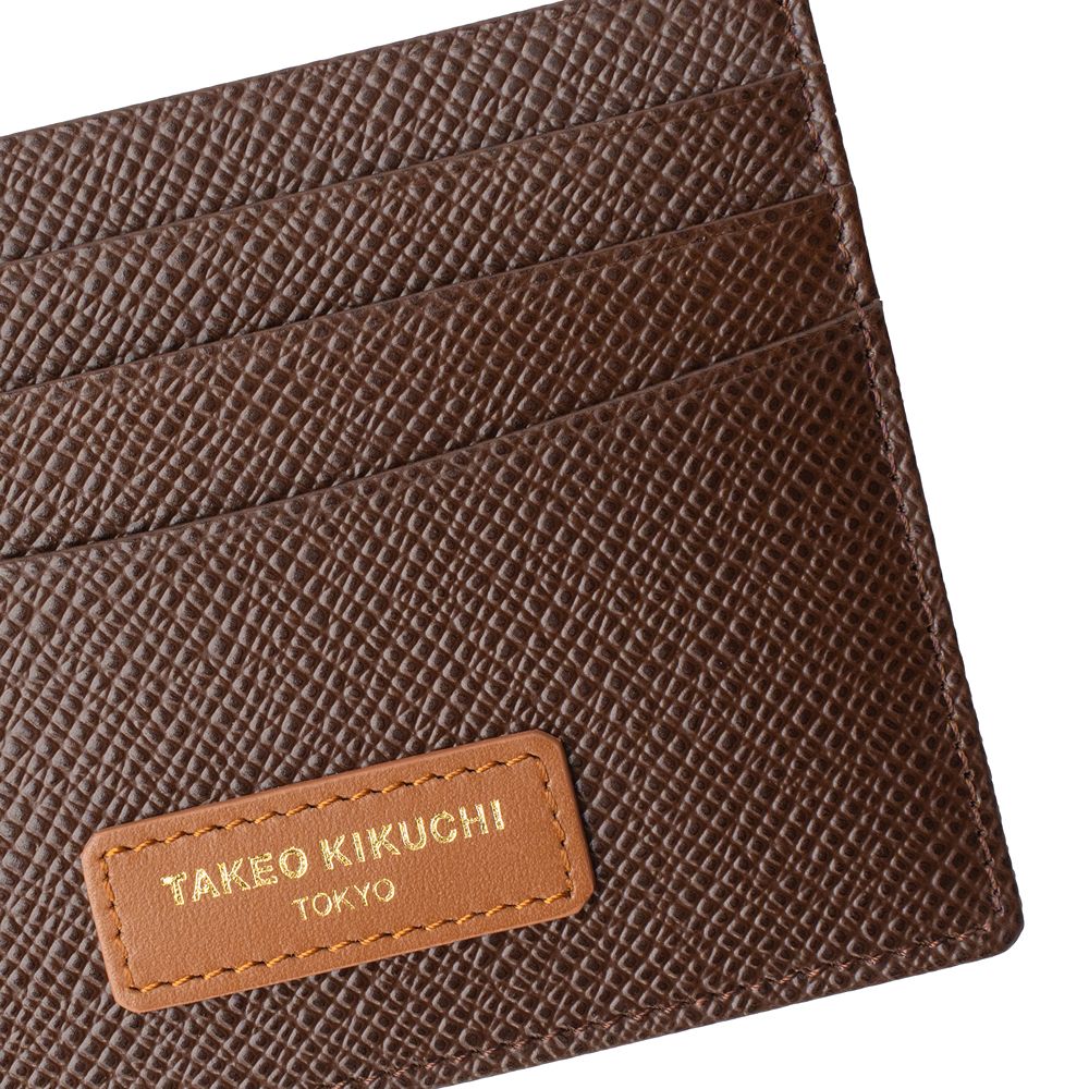 TAKEO KIKUCHI กระเป๋าใส่บัตร STONE CARD CASE | Shopee Thailand