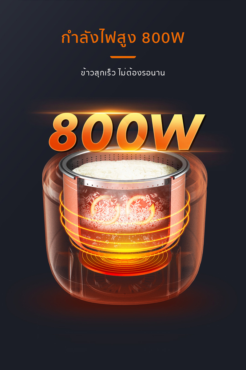 Gaabor หม้อหุงข้าว มัลติฟังก์ชั่น รุ่น GR-S50D ความจุขนาดใหญ่ ความจุ ...