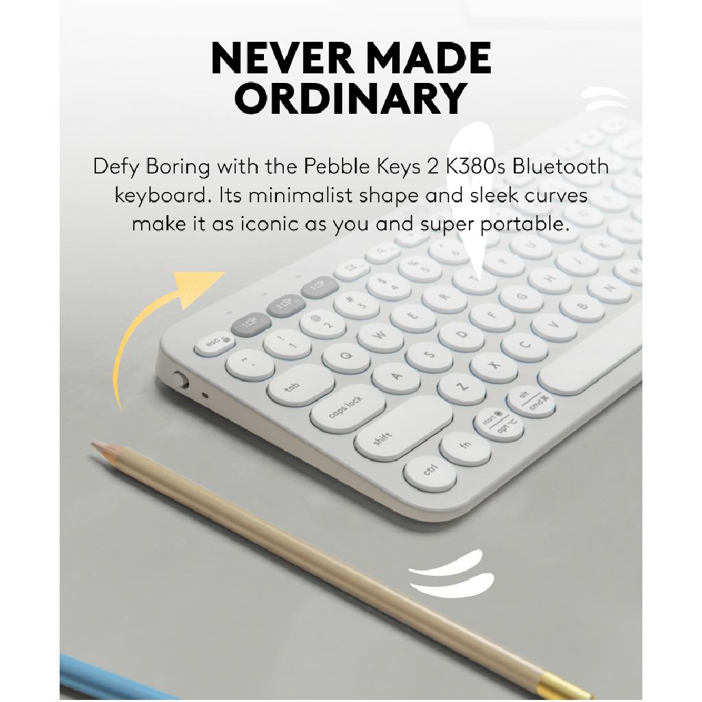 Logitech K380s Multi-Device Bluetooth Keyboard (คีย์บอร์ดไร้สายบลูทูธ ...