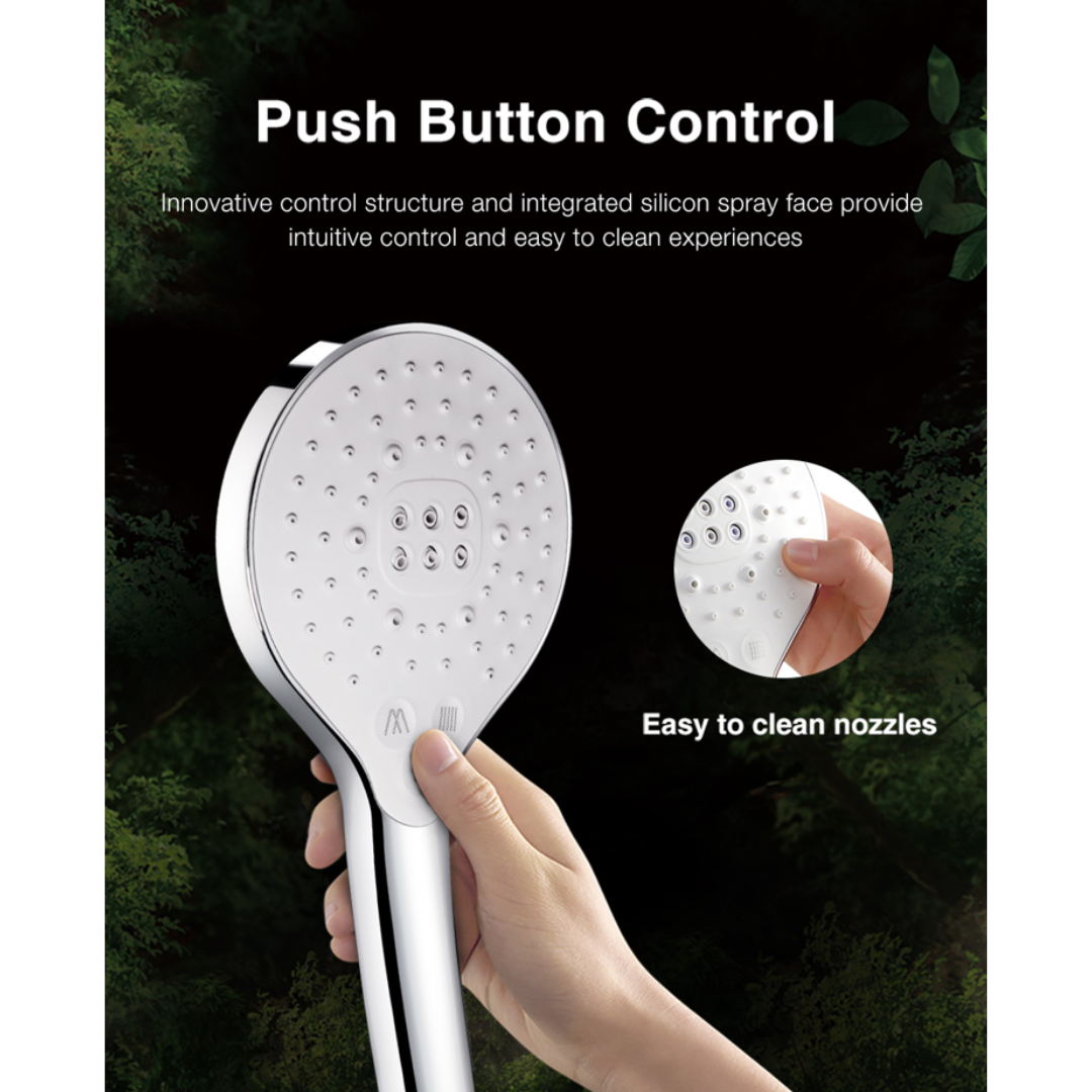 KOHLER Rainduet multi-function handshower หัวฝักบัวสายอ่อน สีโครเมี่ยม ...