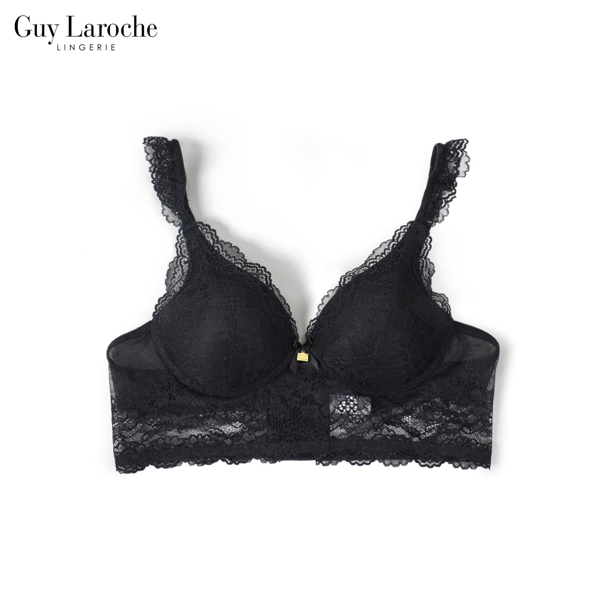 Guy Laroche Lingerie เสื้อใน บราลูกไม้ เสริมฟองน้ำ กีลาโรช Push Up Bra ...