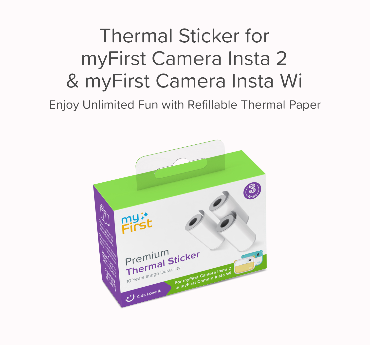 รีฟิล Thermal Paper/Stickers for myFirst Camera Insta 2/Insta Wi ...