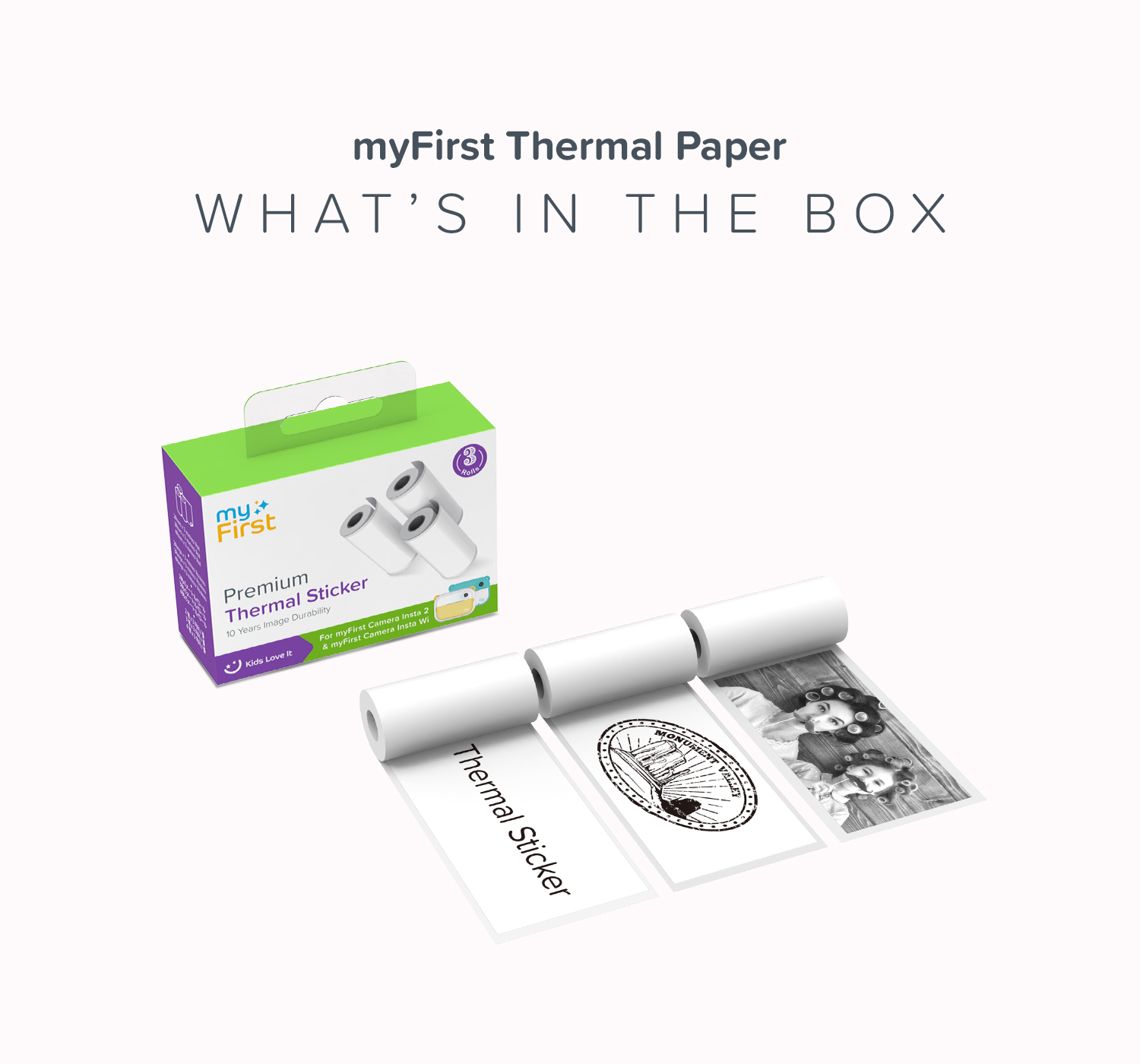 รีฟิล Thermal Paper/Stickers for myFirst Camera Insta 2/Insta Wi ...
