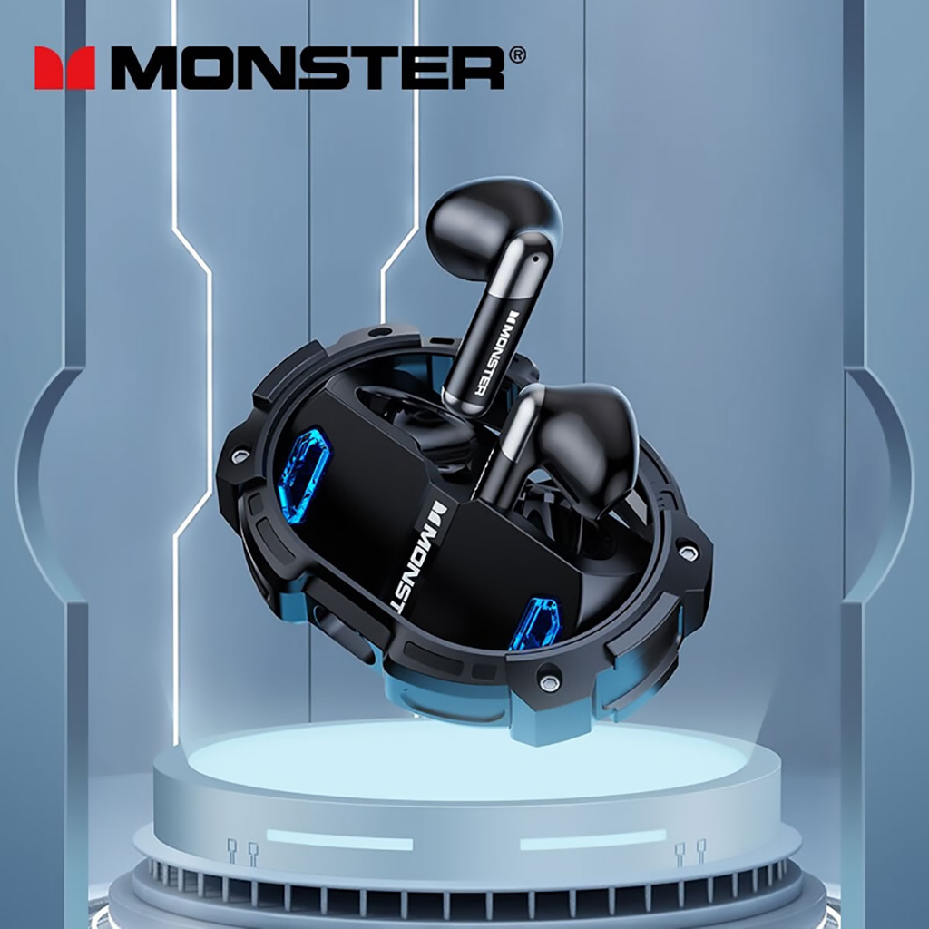 Monster XKT10 pro หูฟังบลูทูธไร้สาย หูฟังเบสสเตอริโอ ตัดเสียงรบกวน ความ ...