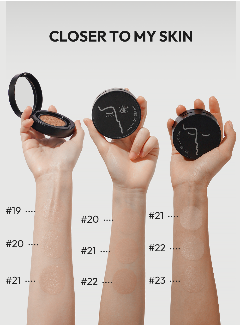 JAVIN DE SEOUL - Wink Foundation Pact (5 shades) Cushion-คุชชั่น SPF50 ...