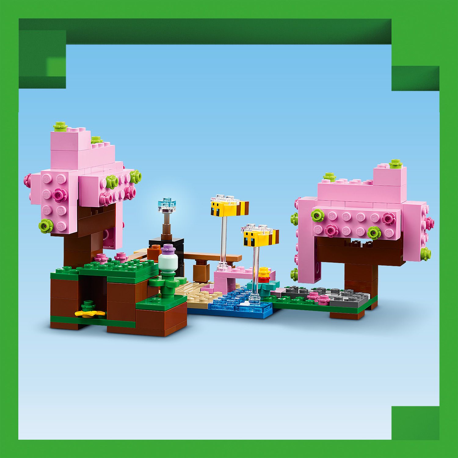 LEGO Minecraft 21260 The Cherry Blossom Garden (304 Pieces) | Shopee ...