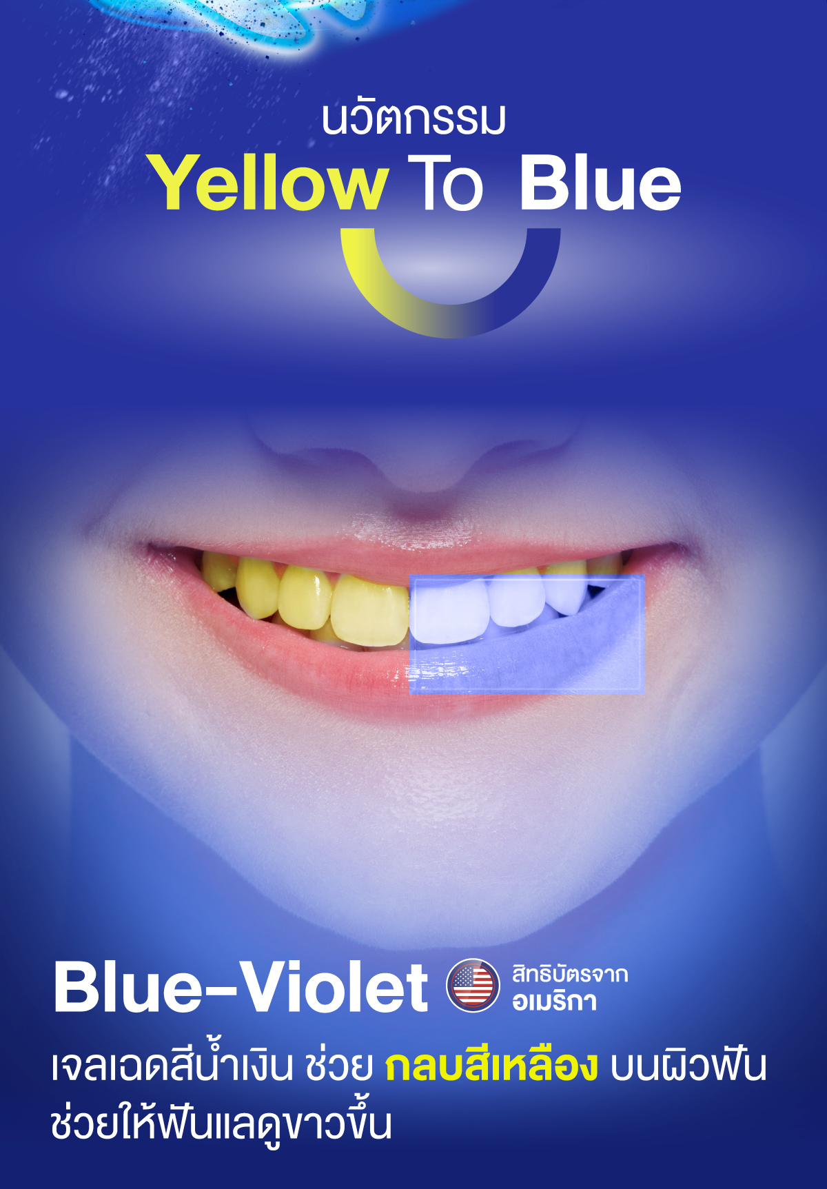 Dr.PONG Y2B WHITENING COLOR SET (TOOTHPASTE+TOOTH GEL) ยาสีฟันฟอกฟันขาว ...