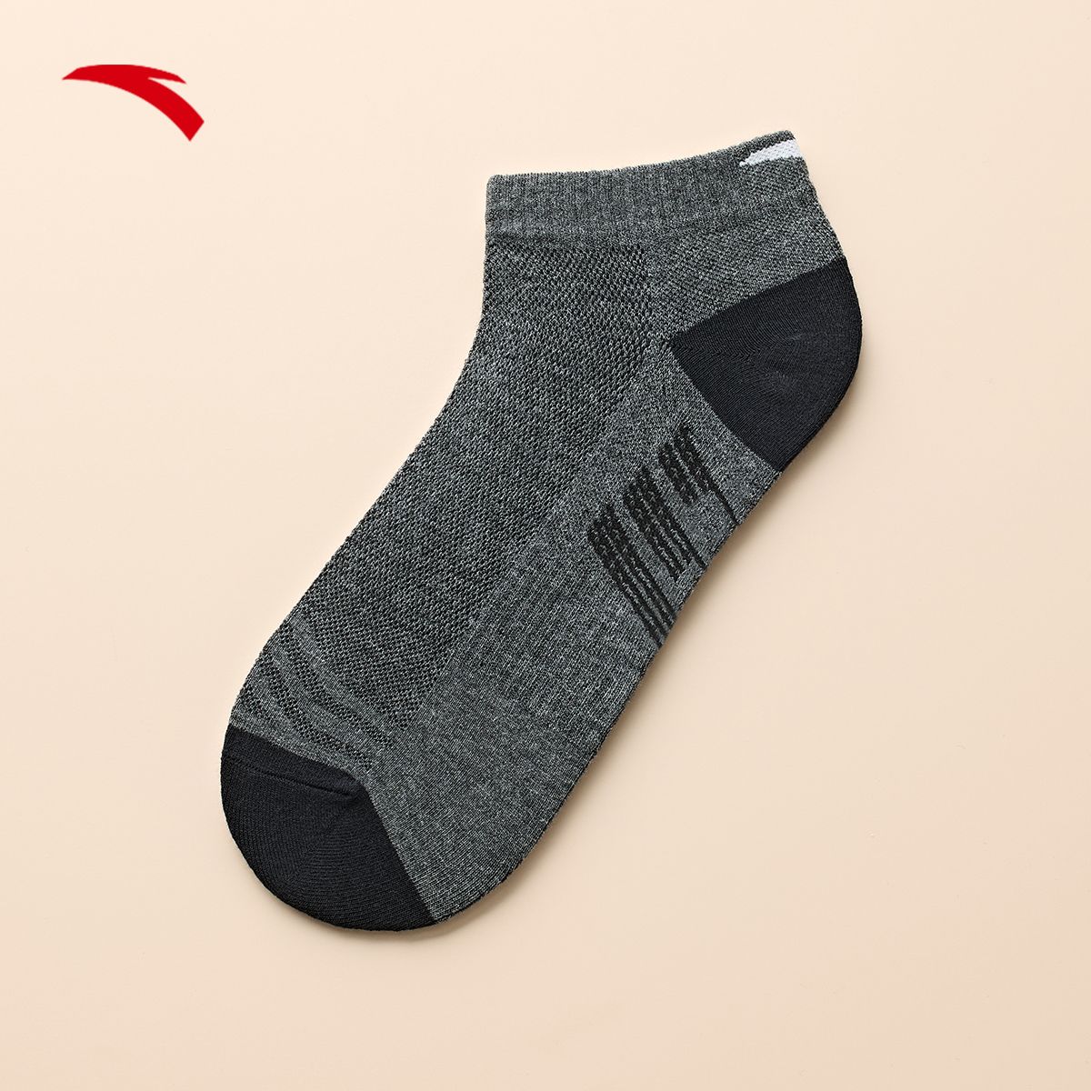 [3 Pairs] ANTA Unisex 3-Pack Ankle Socks ถุงเท้ากีฬา 1924E7303 Official ...