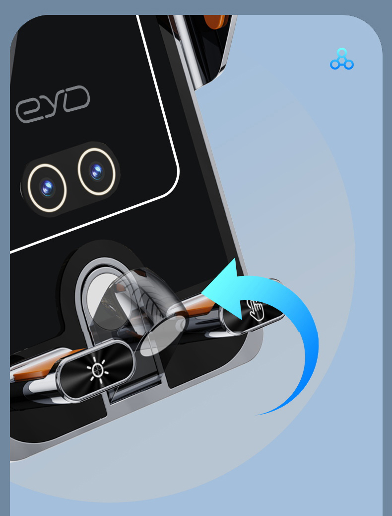 EYD F18 66W ชาร์จเร็วสุดๆ ที่ชาร์จไร้สายในรถยนต์ ที่วางโทรศัพท์ แคลมป์อัตโนมัติ ใช้ได้กับ ...